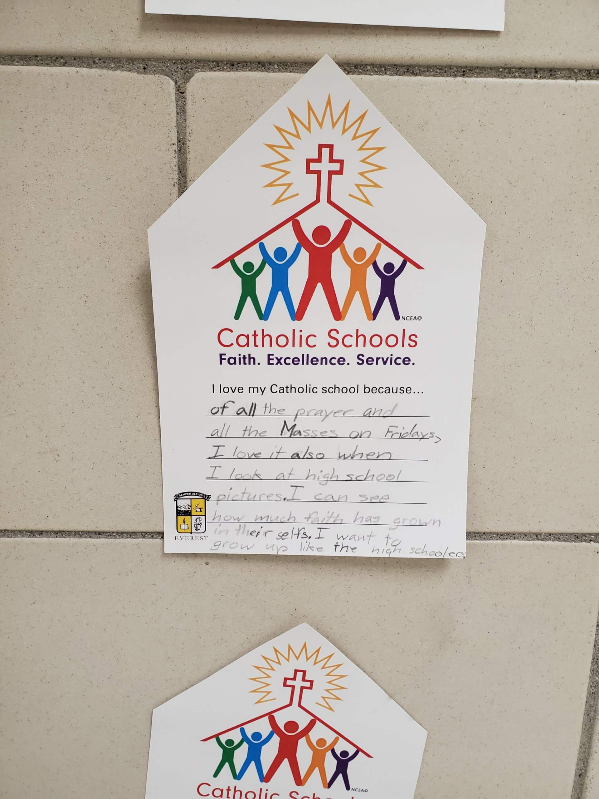 We Love Our Catholic School! - Everest Collegiate High School & Academy
