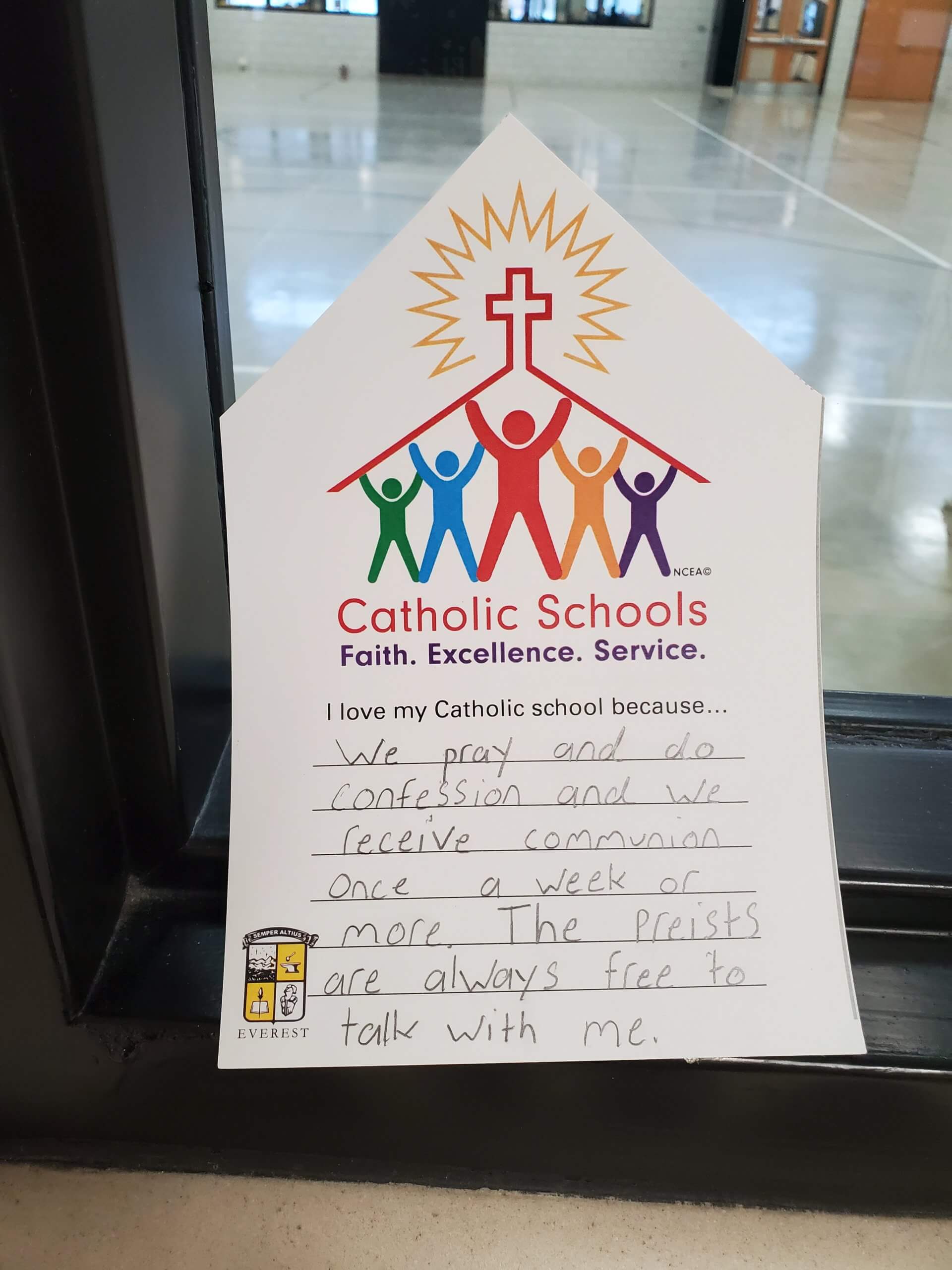 We Love Our Catholic School! - Everest Collegiate High School & Academy
