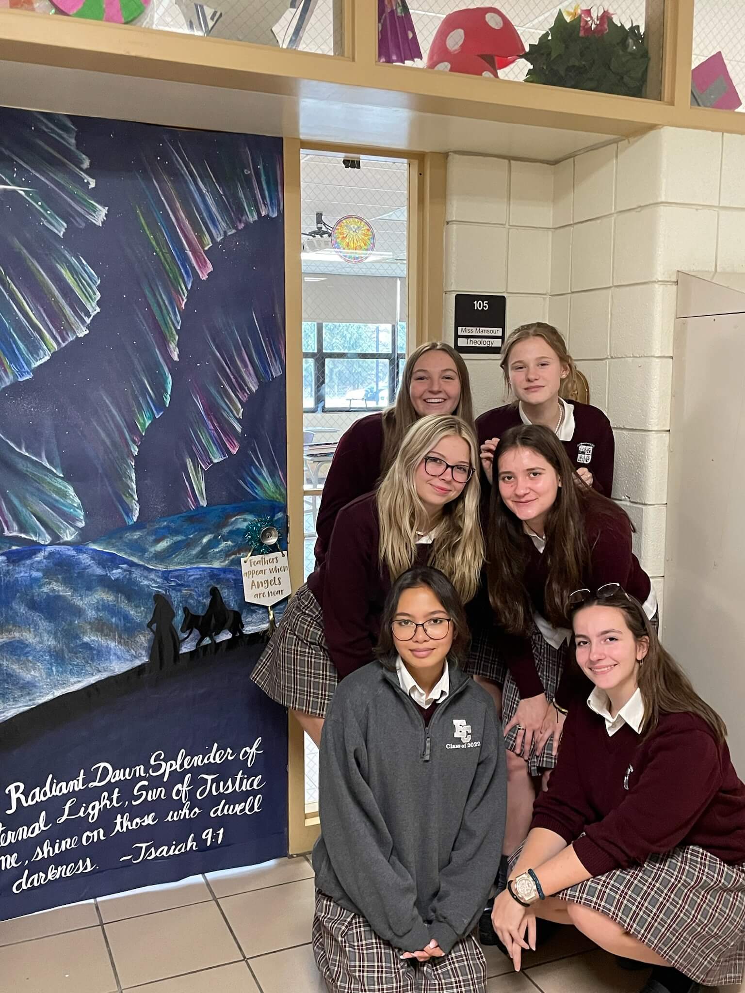 Advent Door Decorating Winners - Everest Collegiate High School & Academy