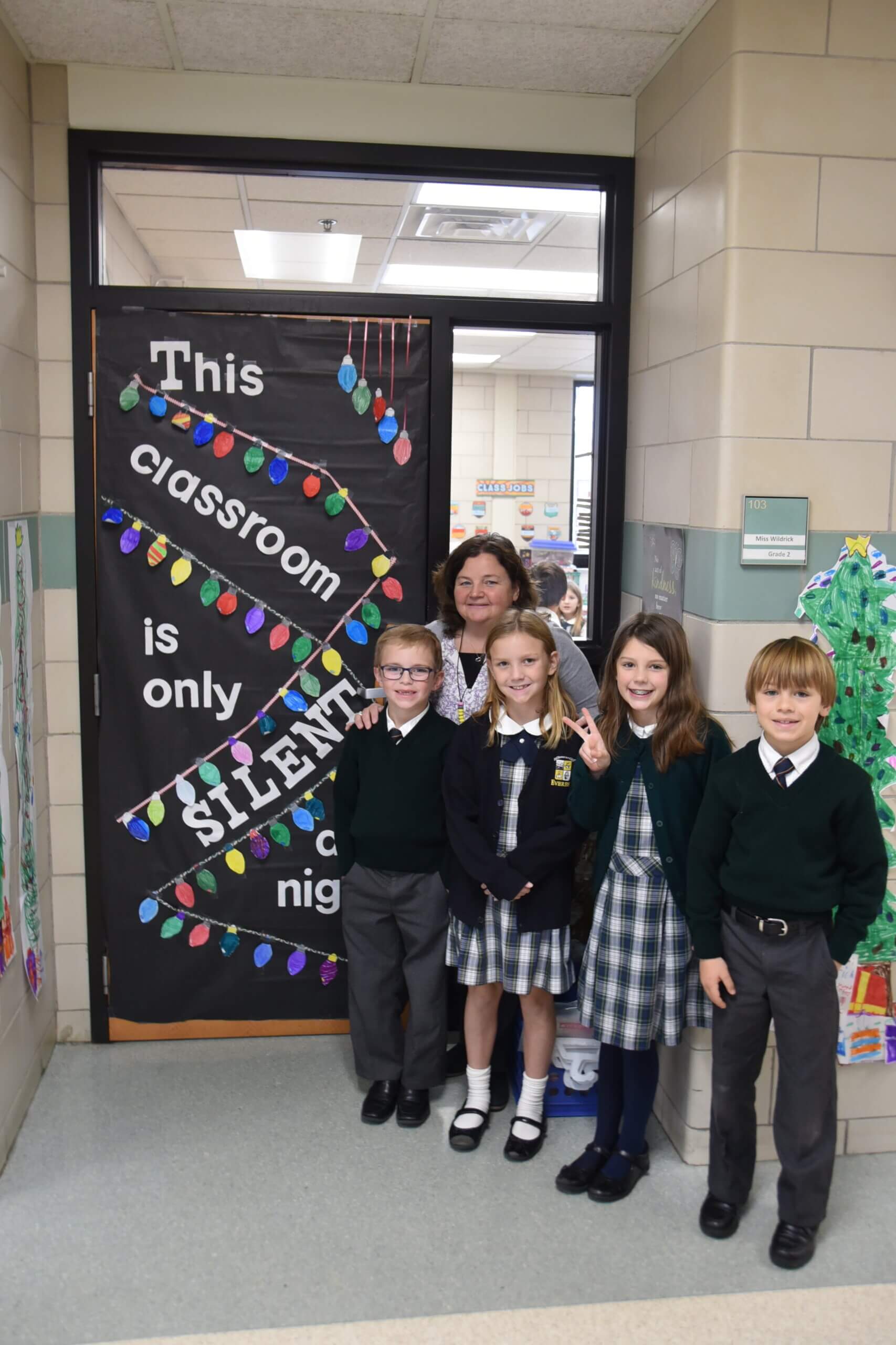 Advent Door Decorating Winners - Everest Collegiate High School & Academy