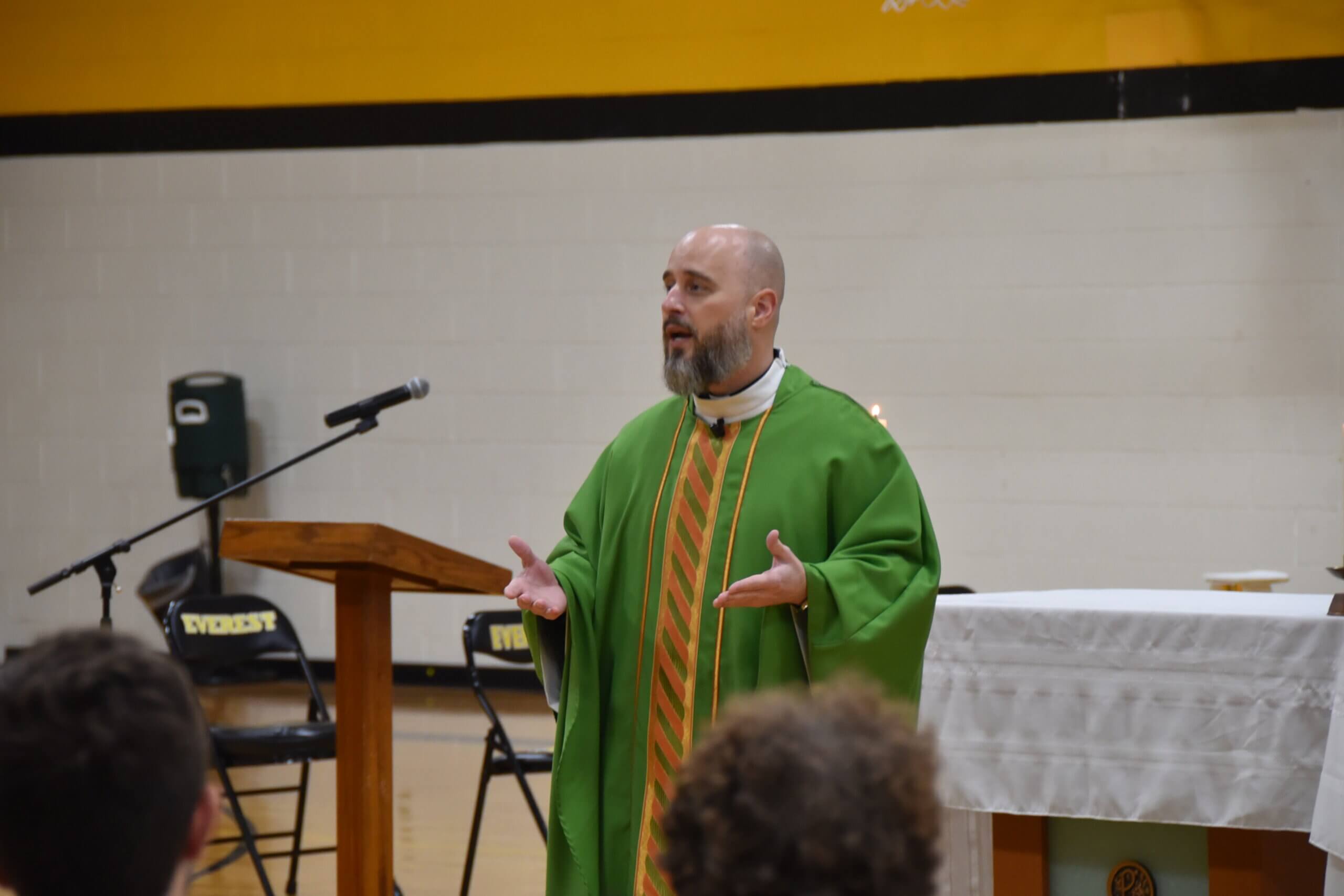 Visit with Fr. Craig Giera - Everest Collegiate High School & Academy